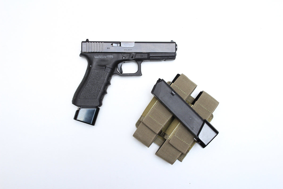 Glock 17/ 34 20 Round 9mm High Capacity Magazine (Used) Black, Blue an ...